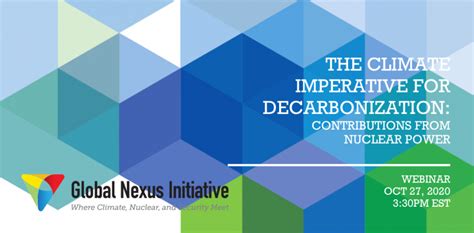 Webinar The Climate Imperative For Decarbonization Contributions