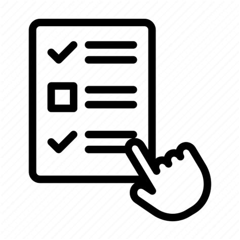 Online Survey Questionnaire Business Document Icon Download On Iconfinder