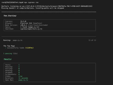 【コンテナ】cypressによるe2eテストを試してみた｜kevi Log ケビろぐ！