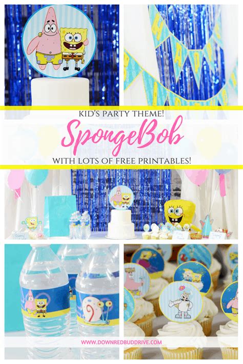 Printable Spongebob Party Decorations