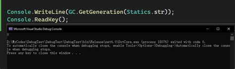 What Is The Correct Gc Generation For Static String Field In Net6 · Issue 68544 · Dotnet