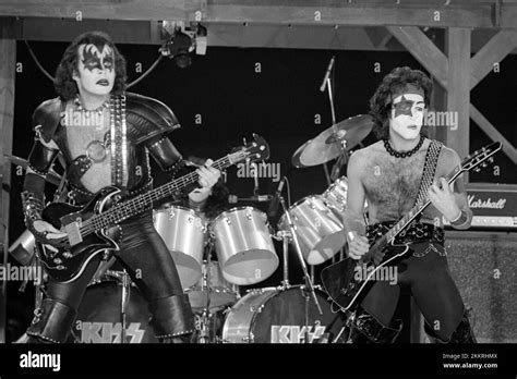 Gene Simmons And Paul Stanley Of Kiss Perform In Concert During The