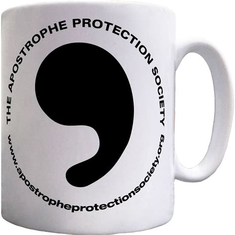 The Apostrophe Protection Society Ceramic Mug Redmolotov
