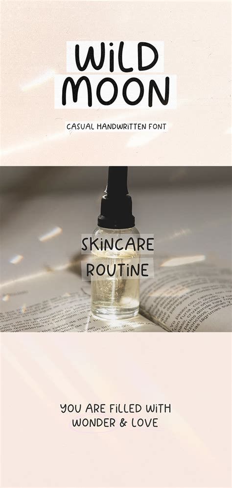 Wild Moon Handwritten Font With Extras