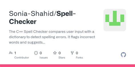 Github Sonia Shahidspell Checker The C Spell Checker Compares