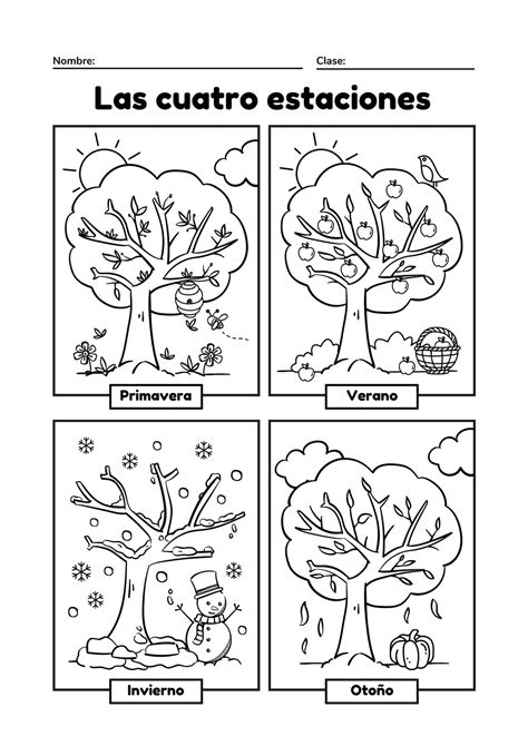Plantillas De Hojas Para Colorear Gratis Para Editar Canva