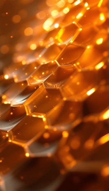 Free Glowing Honeycomb Pattern Image Download At Stockcake