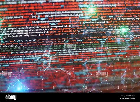 server logs analysis closeup developing programming and coding