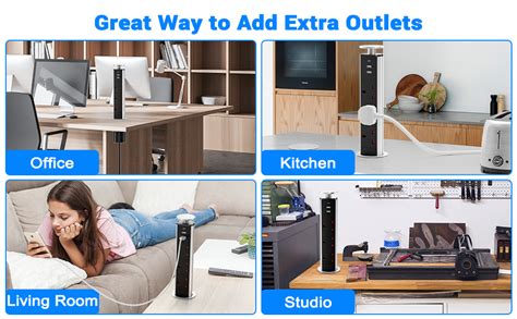 Pull Up Power Sockets With Usb Ohuo Desktop Power Socket Extension Way With Usb C Usb A