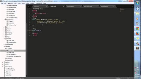 Codeigniter Tutorial Membuat Blog Sederhana Dengan Codeigniter Youtube