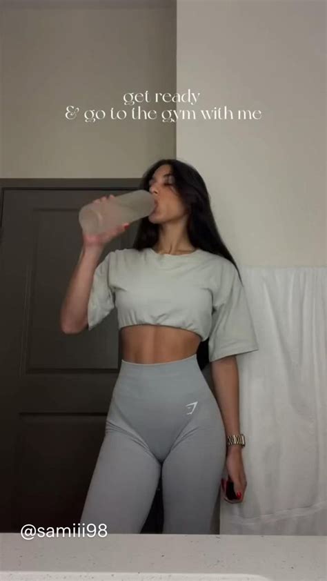 Grwm For The Gym Workout Videos Workout Clothes Female Fitness Model