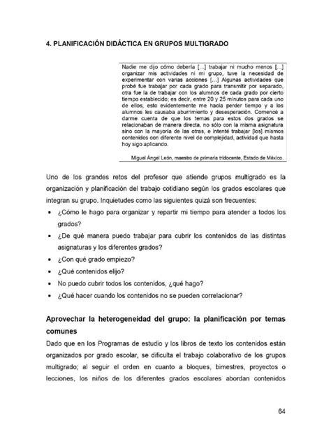 3planificacionmultigrado Popoca Cenobioetal Sa Orientaciones