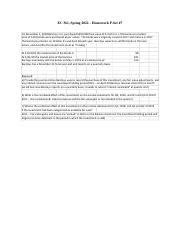 EC Spring Problem Set With Answers Additional Material On Equity Method Pdf EC