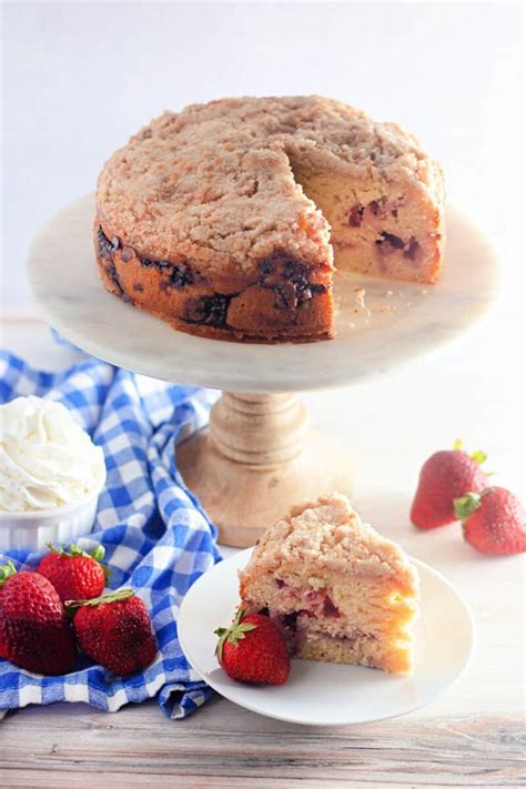 Fresh Strawberry Coffee Cake Cook This Again Mom