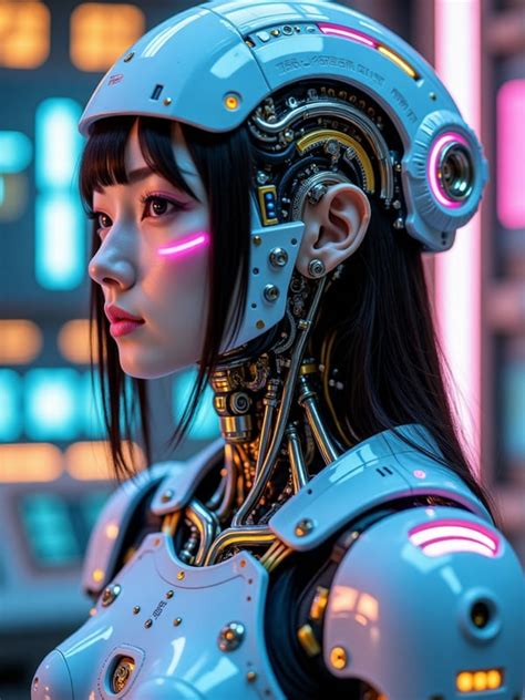 Cybernetic Android Female By Zrx Image Created By Zera Tensorart
