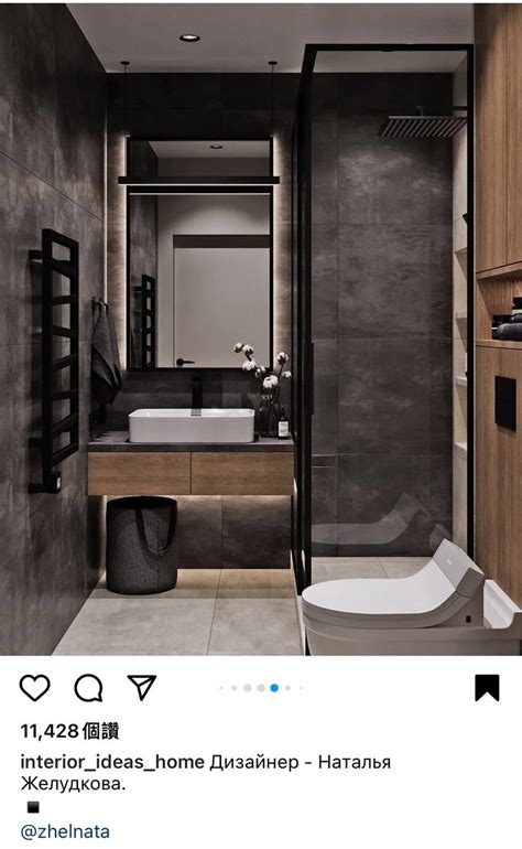 Роскошная ванная комната с современным дизайном