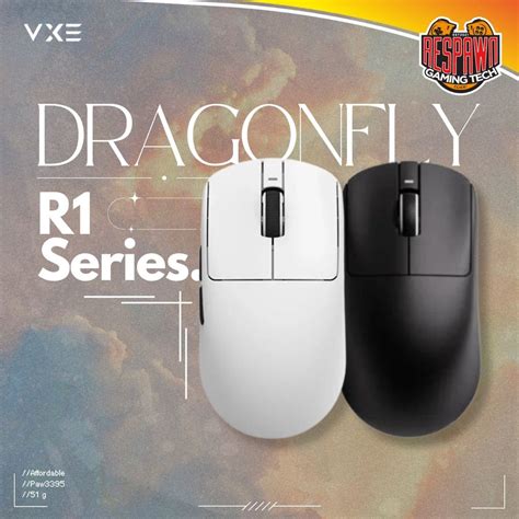 Vxe Dragonfly R1 Series Wireless Gaming Mouse Respawn Gaming Tech