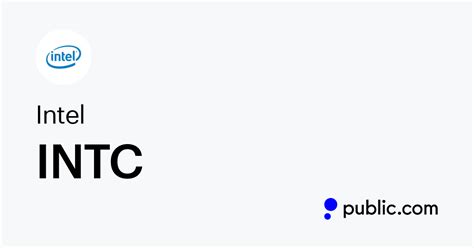 Buy Intel Stock INTC Stock Quote Today Investment Insights Public Com
