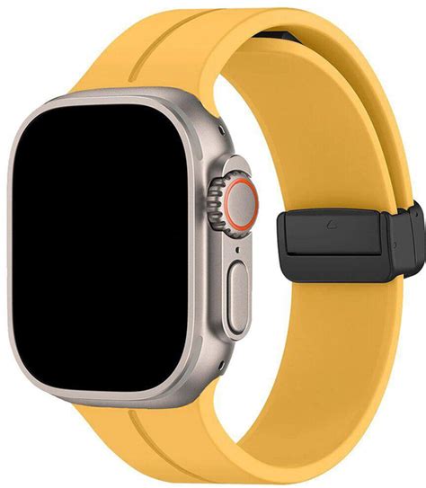 Ремешок XoKo с магнитной пряжкой для Apple Watch 38/40/41 мм Yellow (XK ...