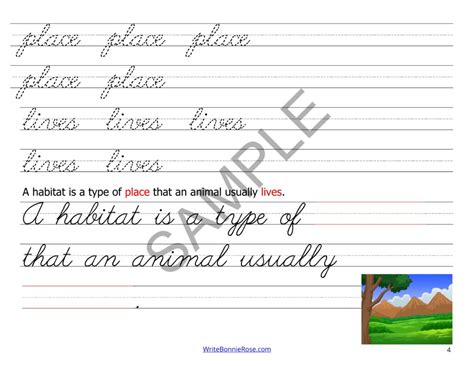 Handwriting Practice With Science Cursive Made By Teachers