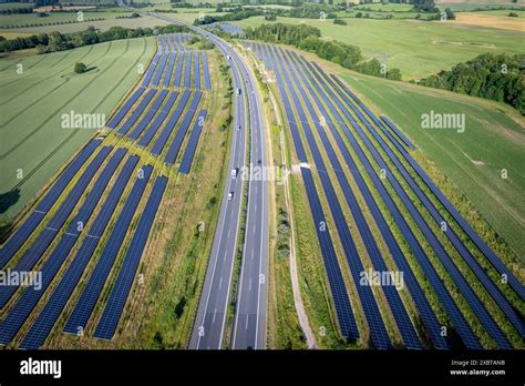 A Large Open Space Photovoltaic System For Generating Electricity Is