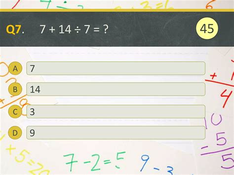 Math Quiz Ppt Free Download