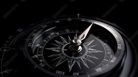 Best Compass Rose Powerpoint Background For Presentation