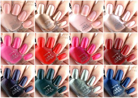 Sally Hansen Color Therapy Nail Polish Review And Swatches The Happy