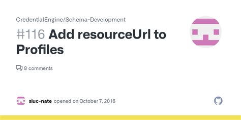 Add ResourceUrl To Profiles Issue CredentialEngine Schema Development GitHub
