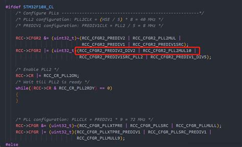 关于stm32f105107时钟配置详解stm32f105与107 Csdn博客