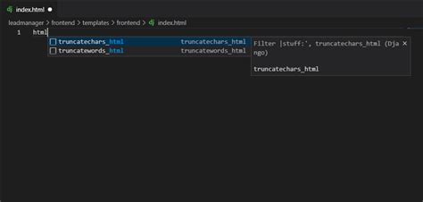 Any Way To Integrate Html Snippets With Django Snippets Stack Overflow