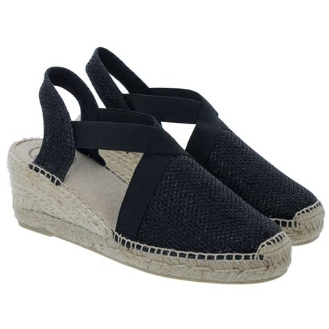Toni Pons Triton Wedge Espadrilles In Black