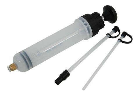 200cc Automotive Fluid Filler And Extractor Syringe Fuel Oil Brake Fluid Coolant