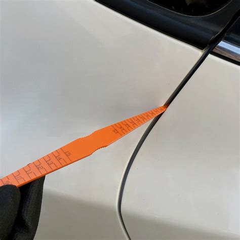 자동차 도어 패널 갭 정렬 게이지 몰딩 정렬 게이지 측정 도구 테이퍼 게이지 스케일 웨지 필러 게이지 자동 자동차 수리 도구