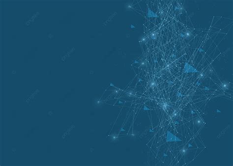 기술 라인 다각형 파란색 배경 과학 기술 선 푸른 배경 일러스트 및 사진 무료 다운로드 Pngtree