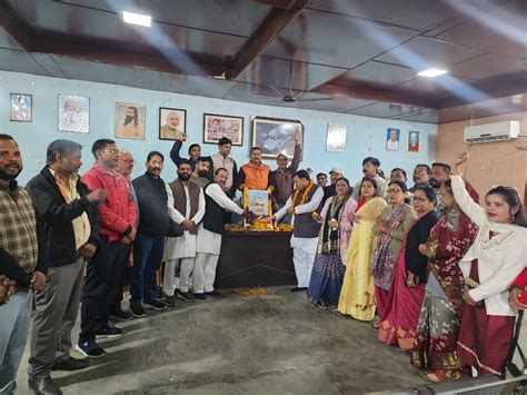 पूर्व प्रधानमंत्री अटल बिहारी वाजपेयी की जयंती पर पूर्व Mla राजेश