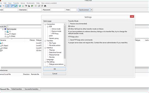 How To Set Filezilla To Active Mode Knowledgebase Icy Evolution