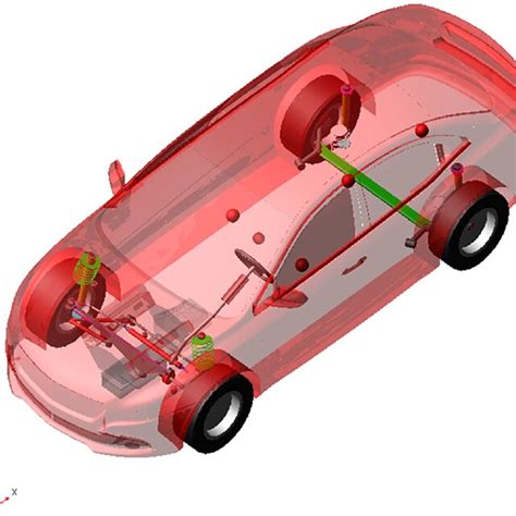 The Whole Vehicle Multi Body Dynamics Model Download Scientific Diagram