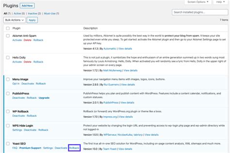 How To Downgrade Your Wordpress Site Kinsta®