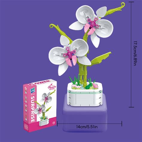 Assembling Building Blocks Combination Building Blocks Flower Simulation Flower Pot Assembling