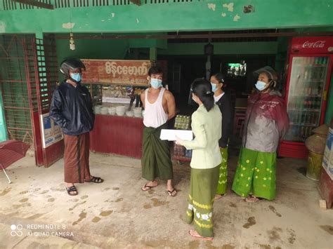 ကွမ်းခြံကုန်းမြို့နယ်တွင် ကူးစက်မြန် ကိုဗစ် ၁၉ ရောဂါ ကြိုတင်ကာကွယ်ရေးအတွက် စားသောက်ဆိုင် များအား