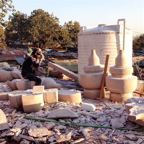 Building Under Construction The Jain Temple At Armakantak Rambulatory