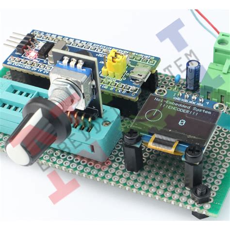 [nebds 01] Rotary Encoder Ec11 พร้อมวงจร Schmitt Trigger Anti Bounce ใช้กับ Arduino Stm32 Esp32