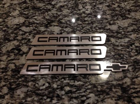 Camaro Rocker Badgesemblems Razorcustoms