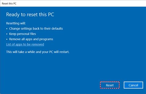 Refresh Reset Windows 10 From Command Prompt 2 Ways Here
