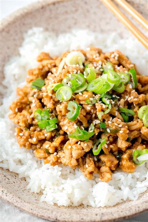 Ground Chicken Teriyaki Table For Two® By Julie Chiou