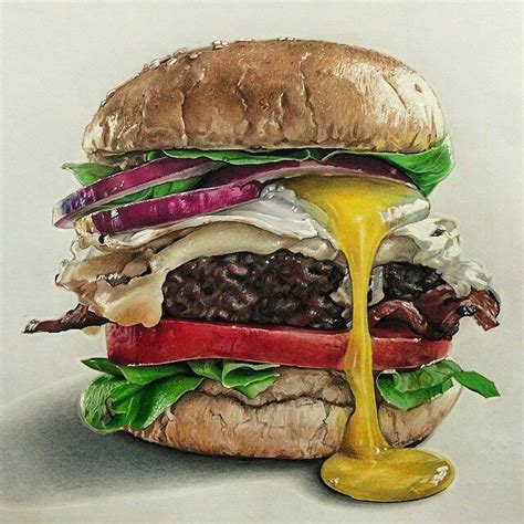 Colored Pencil Food Drawing A Culinary Canvas