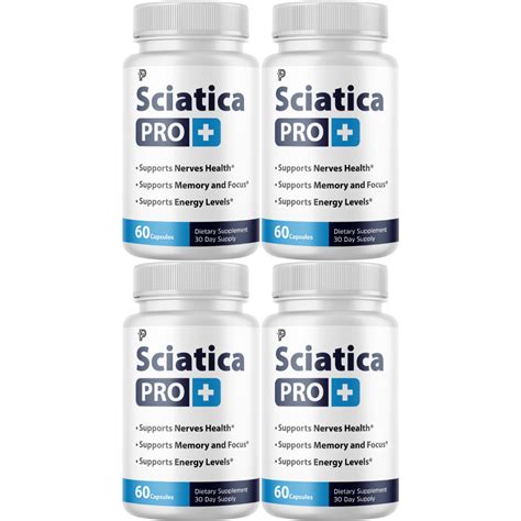 Sciatica Pro Nerve Health Supplement Memory And Focus Support 4 Pack