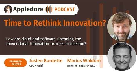 Appledore Research On Linkedin Podcast Innovation Telecom Cloudnative Api