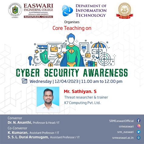 Cyber Security Awareness Srm Easwari Engineering College